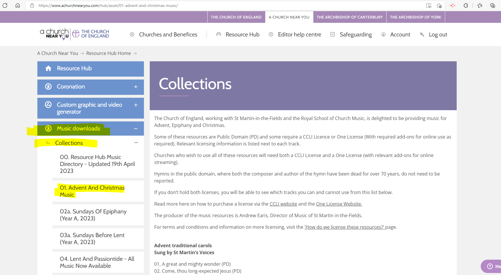 Using the Resource Hub – AChurchNearYou