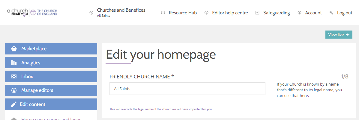 Downloading a certificate as proof of charity status – AChurchNearYou
